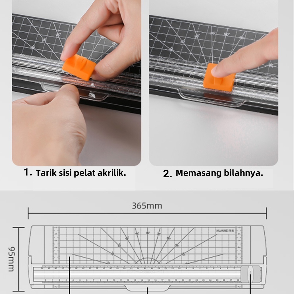 Jual Alat Potong Kertas Paper Cutter Paper Trimmer Kertas A4 Pemotong ...