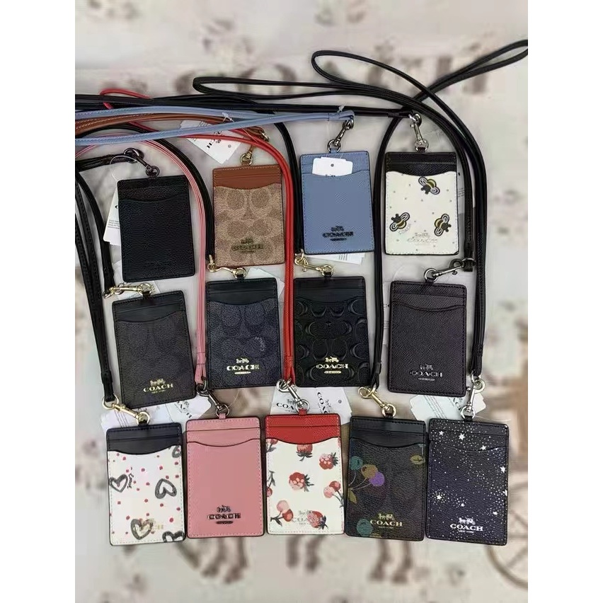 Jual COACH 3D Metal LOGO Card Holder ID Lanyard Name Tag Employee's ...