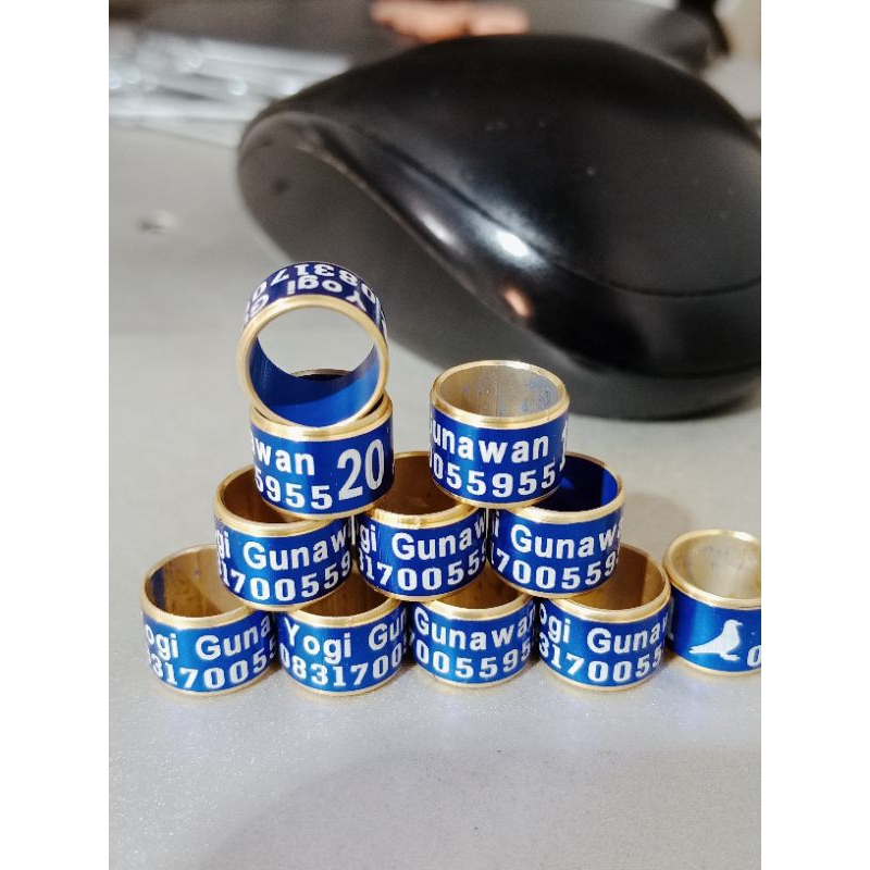 Jual ring merpati dewasa kualitas terbaik bisa cetak nama | Shopee ...