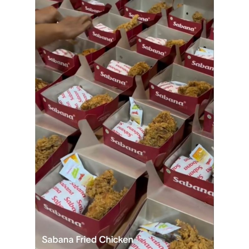 Jual SABANA FRIED CHICKEN/ PAKET 10 NASI AYAM | Shopee Indonesia