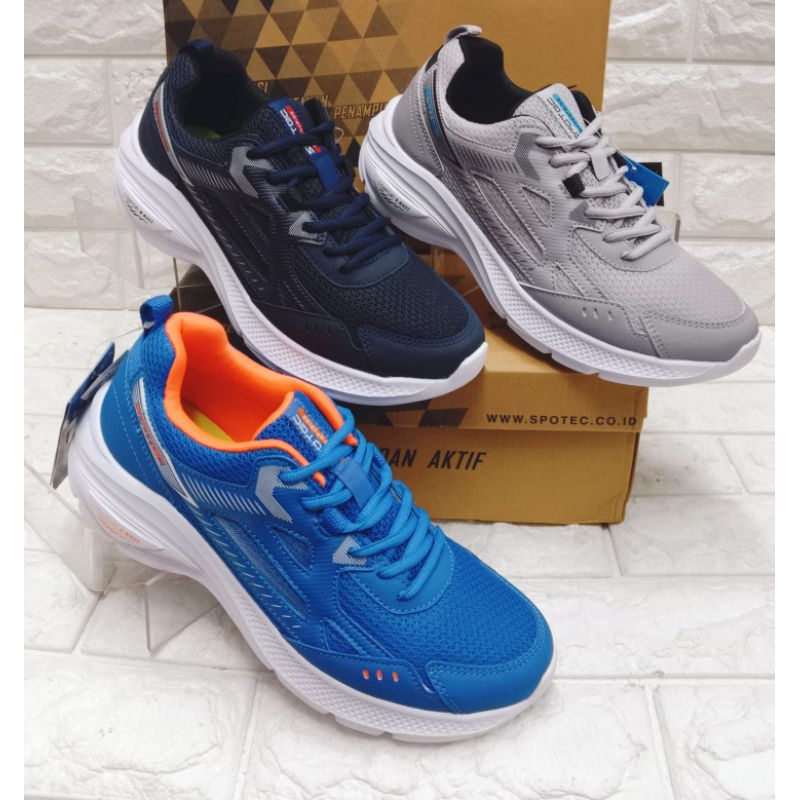 Jual sepatu sport running SPOTEC HARVEY terbaru original | Shopee Indonesia