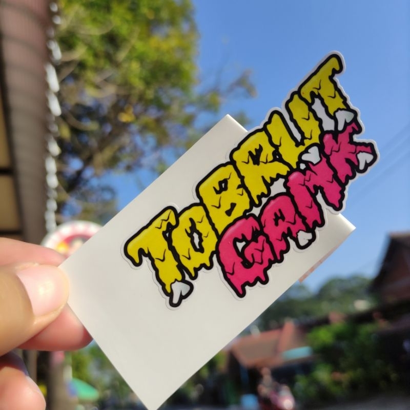 Jual stiker motor / TOBRUT GANK | Shopee Indonesia