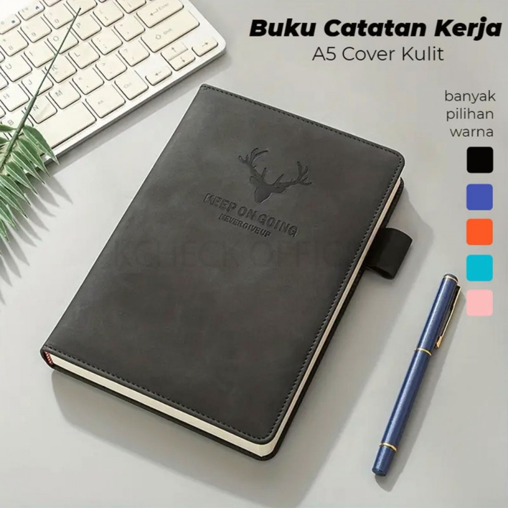 Jual 100 Lembar A5 Buku Catatan Kerja Notebooks Cover Kulit Jurnal Buku ...