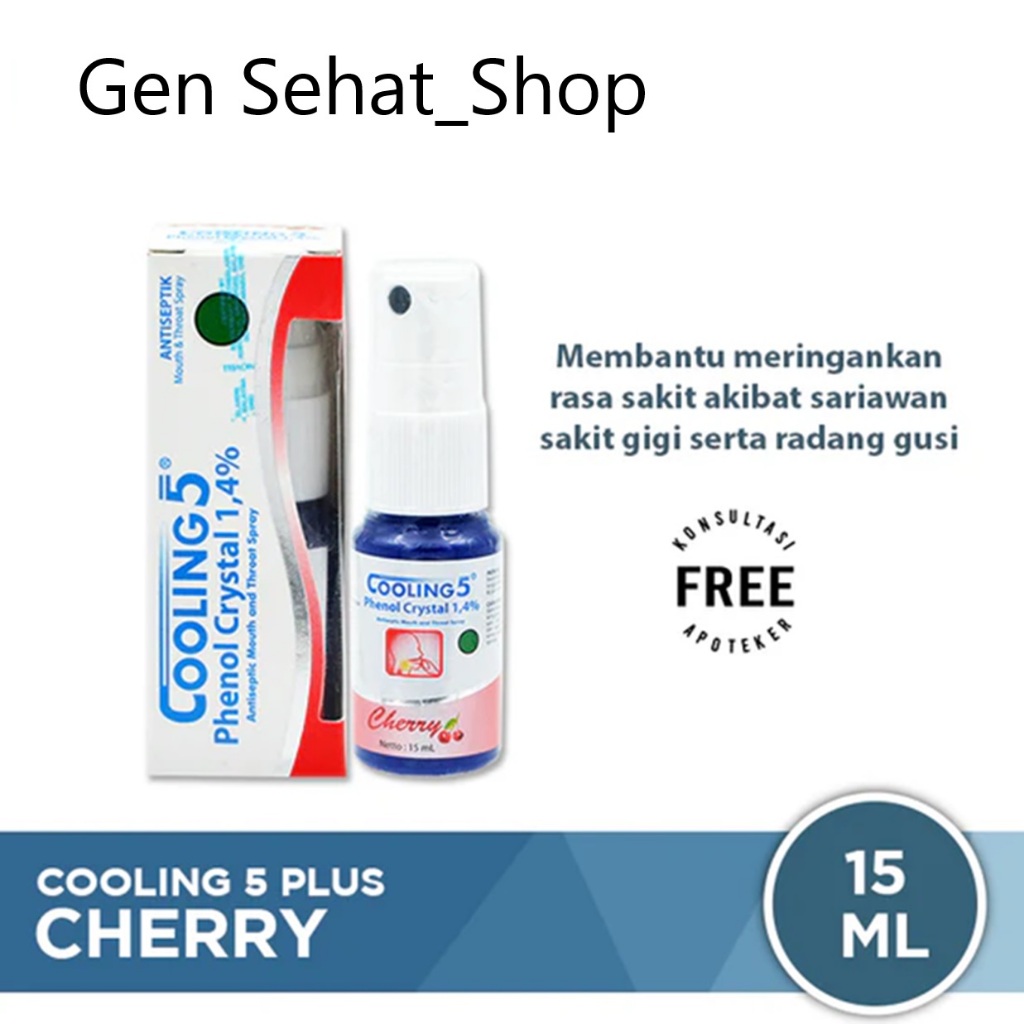 Jual Cooling-5 All Variant 15 ml Obat Sariawan Dan Kesehatan Mulut ...