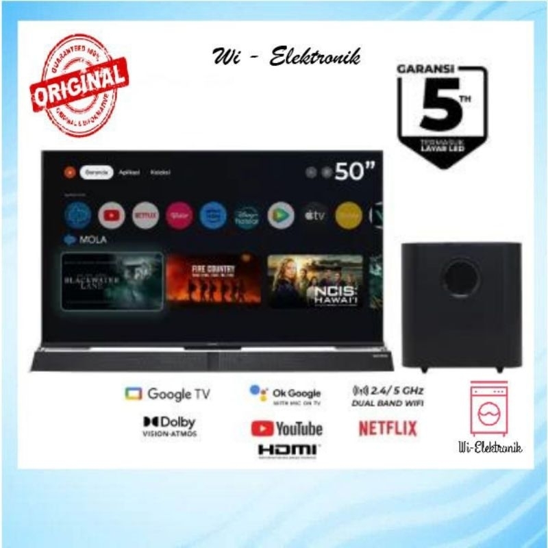 Jual LED TV 50 inch Polytron PLD 50BUG5959 Android TV 50 inch Polytron ...