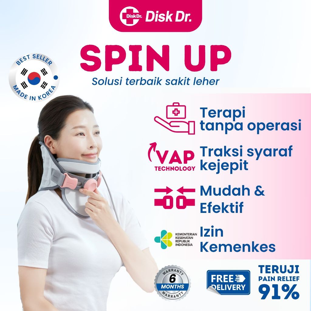 Jual Disk Dr Spin Up Neck Traction - Penyangga Leher Disk Dr. Spin Up ...