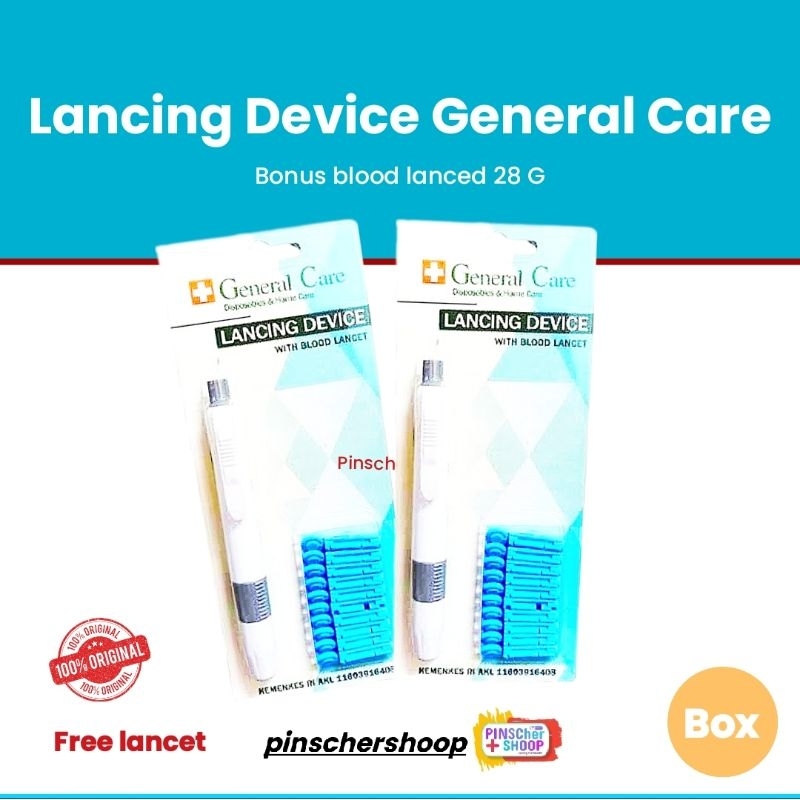 Jual Lancing Device Pen Lancet General Care (Free Lancets) | Shopee ...