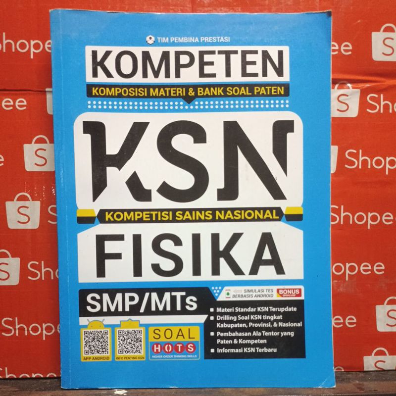 Jual kompeten KSN kompetensi sains nasional Fisika SMP/MTS | Shopee ...