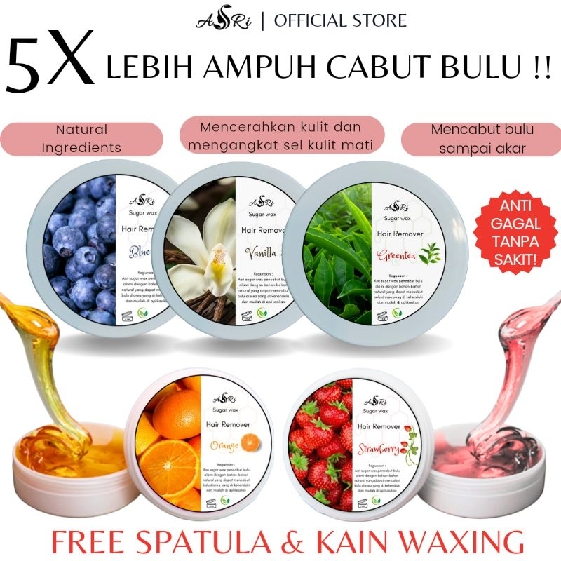 Jual ASRI SUGAR WAXING | WAXING | SUGAR WAX | PENCABUT BULU ALAMI | Shopee Indonesia