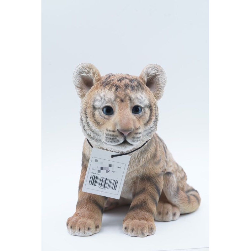 Jual Patung Anak Macan Young Baby Tiger Resin Wild Animal Pet Pal Tiger ...