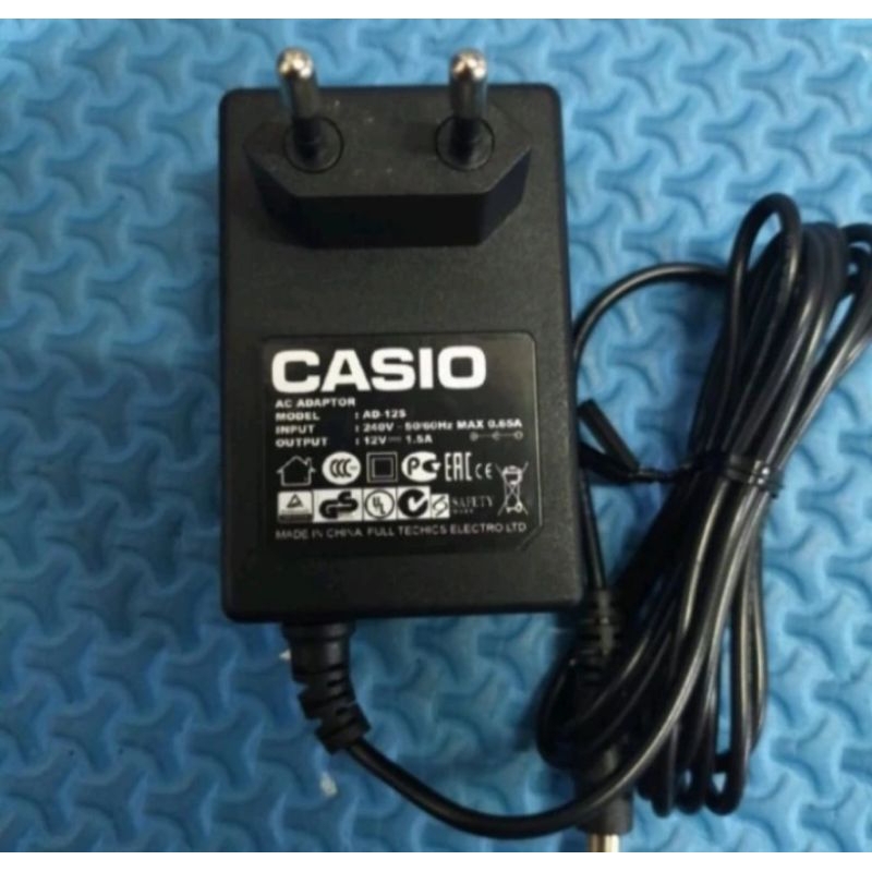 Jual adaptor keyboard Casio wk 1800 wk1600 lk 80 ctk seri dll 12vdc ...