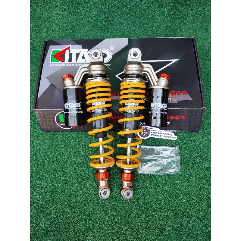 Jual SHOCKBREAKER SHOCK BELAKANG MOTOR BEBEK MODEL TABUNG 340MM KITACO ...