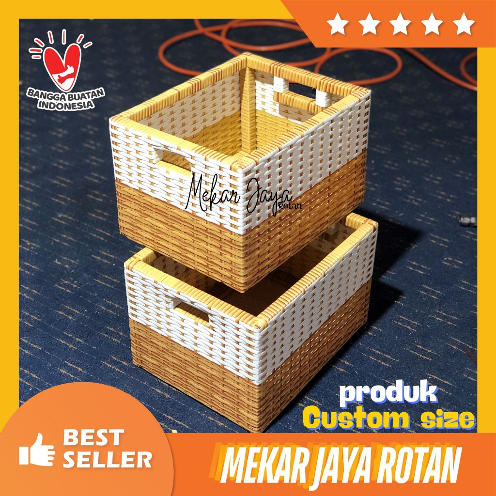 Jual Mekar Jaya Rotan Nota Husus Custom Size Box Rotan Sintetis/Bebas ...