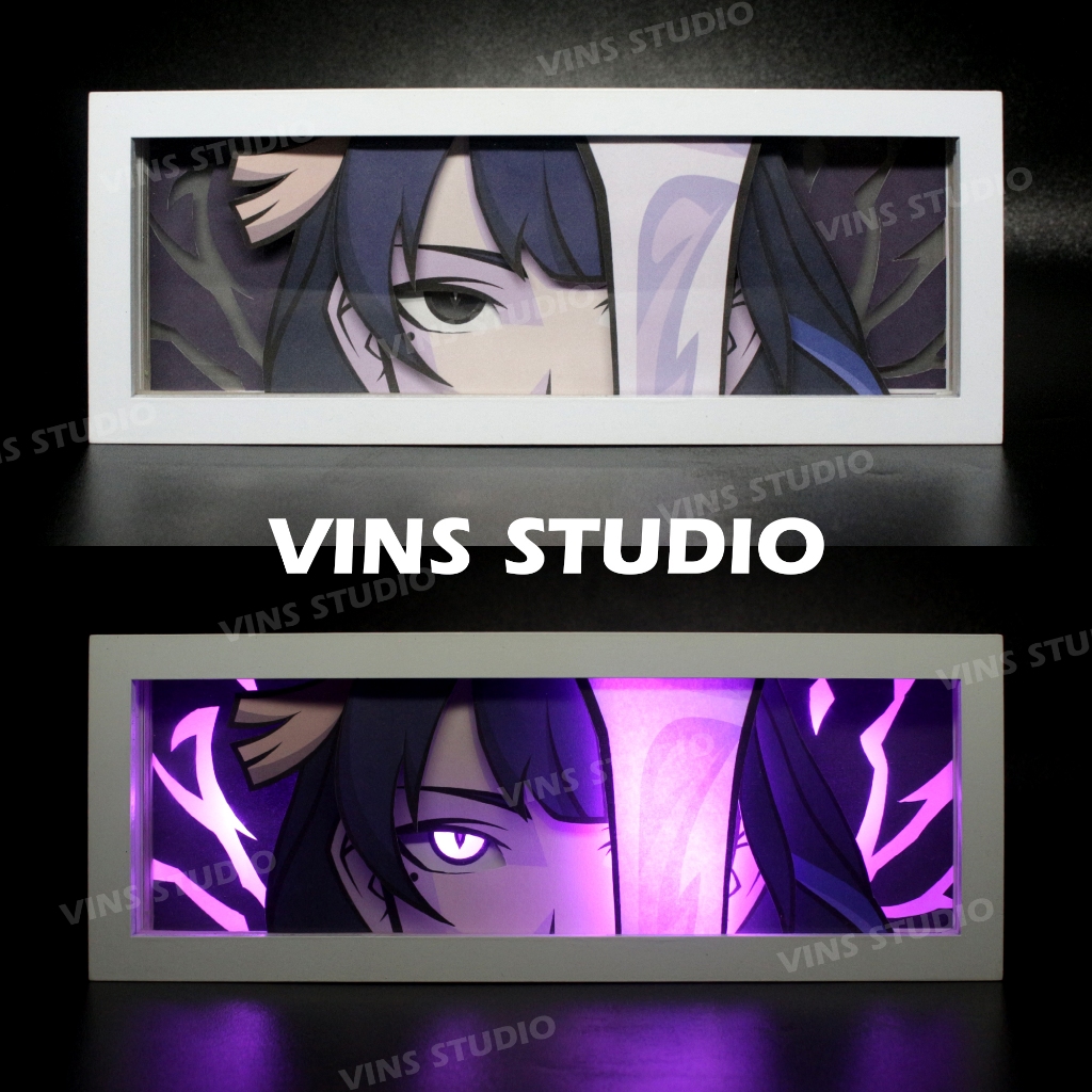Jual Light Box Anime - Genshin Impact - Raiden Shogun | Shopee Indonesia