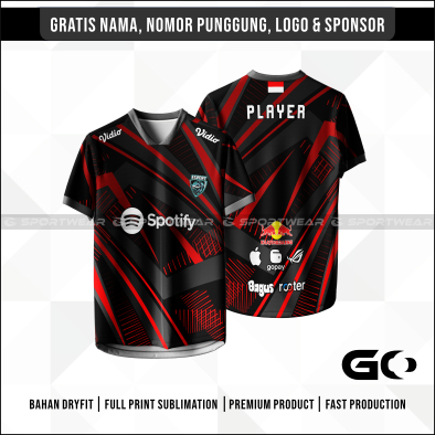 Jual Jersey Kaos Baju Gaming Esport Matrixs CUSTOM TERBARU GRATIS NAMA ...