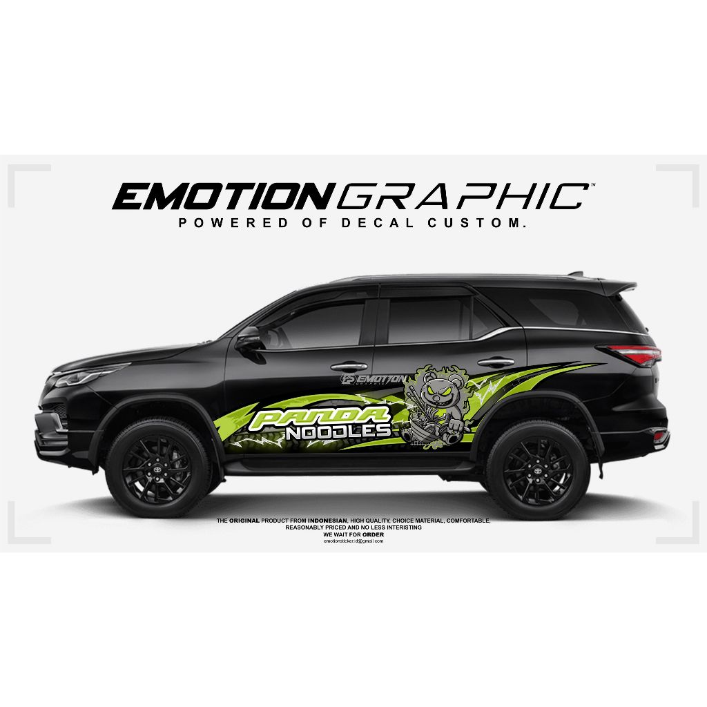Jual STICKER LIVERY FORTUNER VRZ SIAP PAKAI "LIMITED EDITION" | Shopee ...