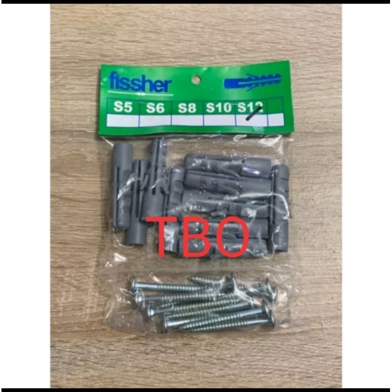 Jual Piser Tembok + Sekrup, S6 S8 S10 S12 | Shopee Indonesia