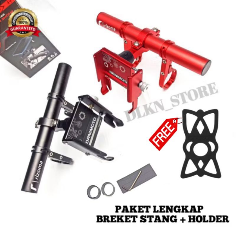 Jual HOLDER HP P30I Paket lengkap + breket stang bulat motor Pcx, adv ...
