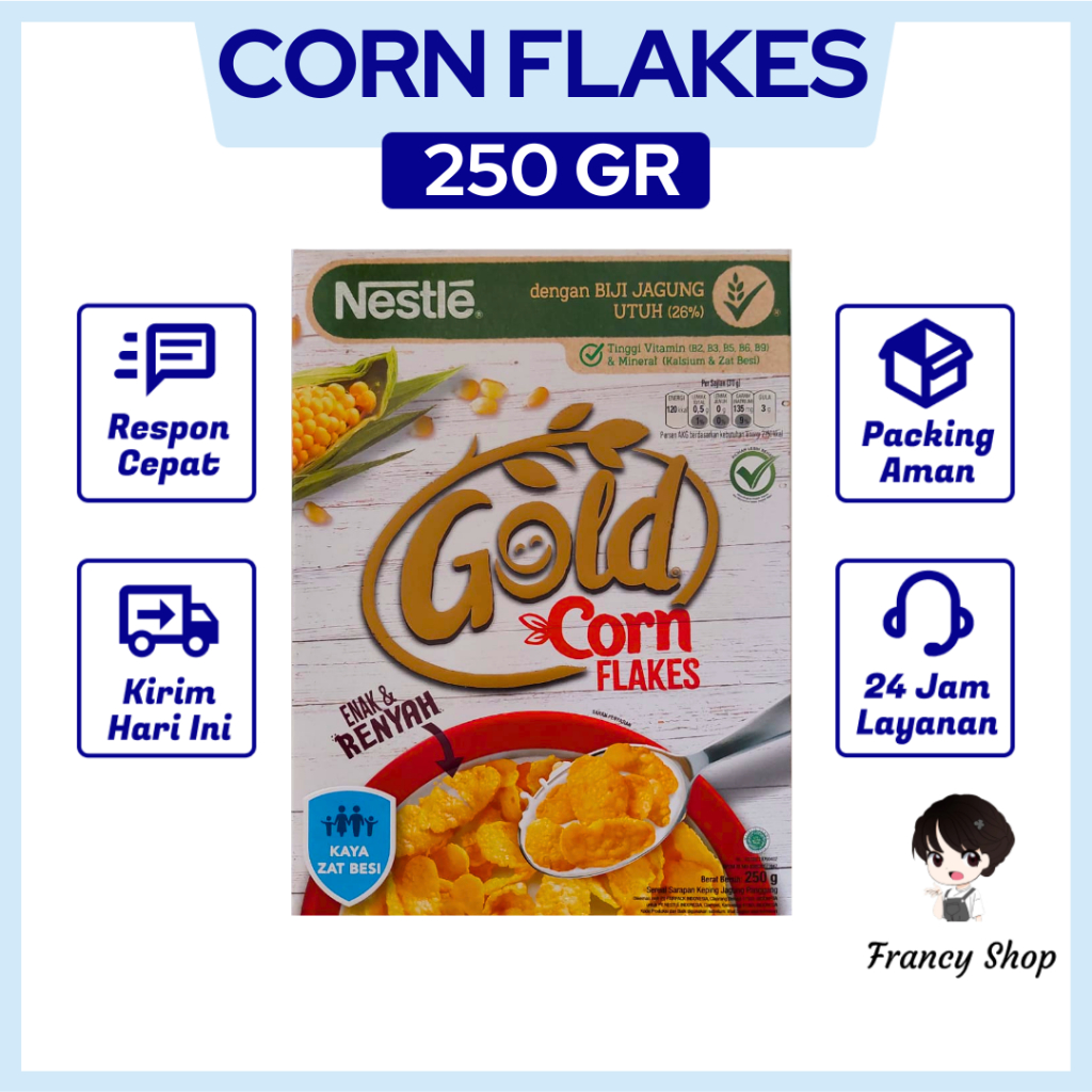 Jual Sereal Nestle Corn Flakes Cereal 250 gr | Shopee Indonesia
