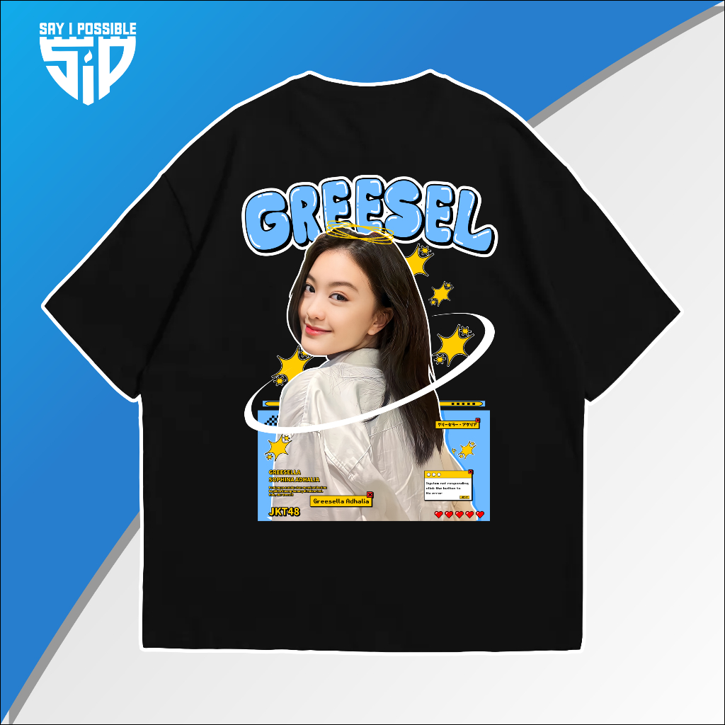 Jual TSHIRT KAOS JKT48 MY OSHI GRESSEL STARS EDITION - kaos streetwear ...