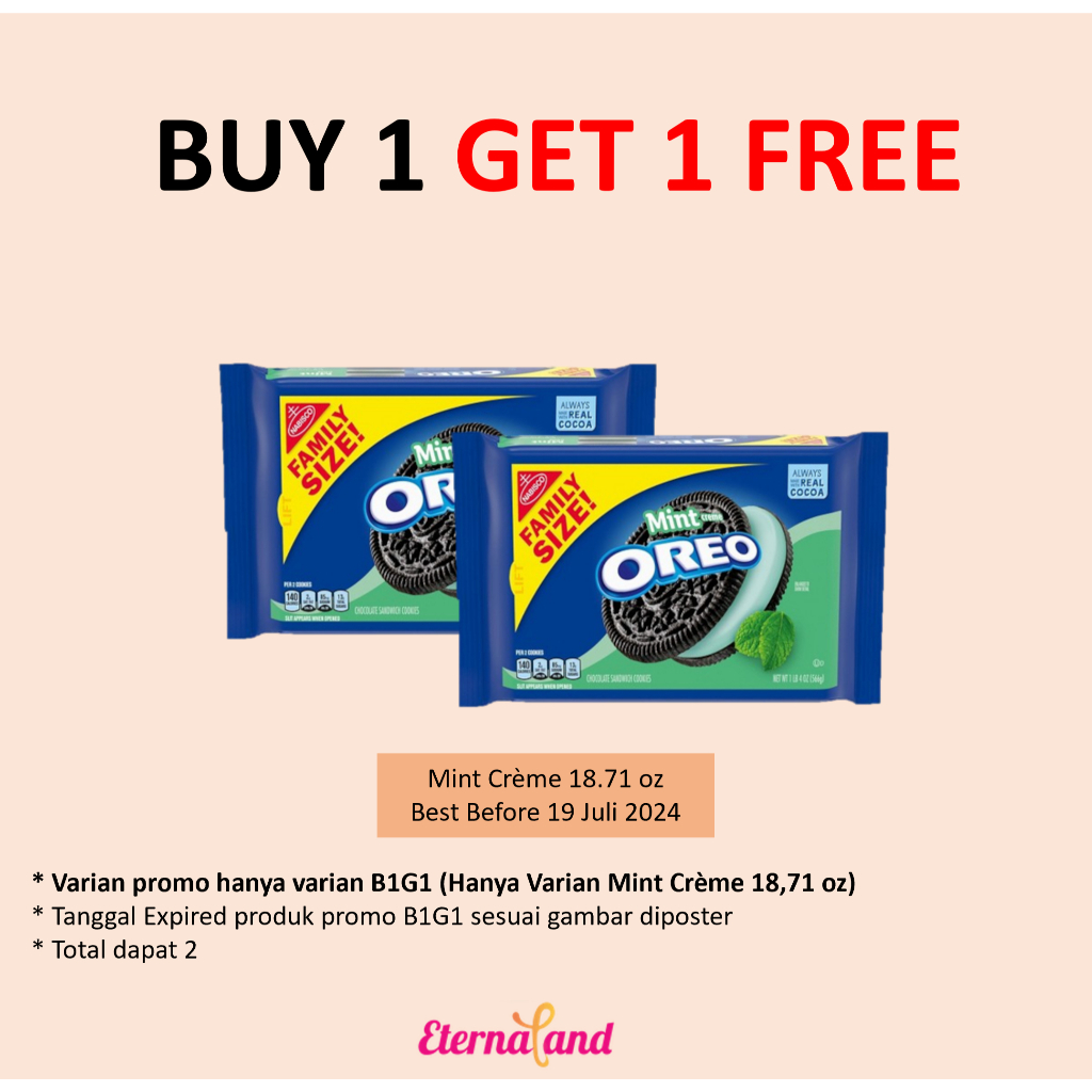 Jual Oreo Sandwich Cookies - snack kukis oreo impor usa aneka varian ...