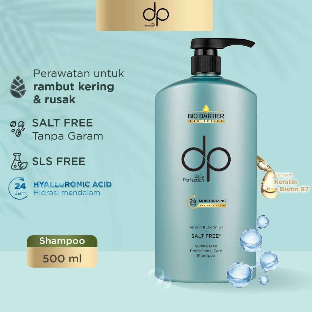 Jual Daily Perfection Bio Barrier Shampoo Moisturizing 500 ml | Shopee ...