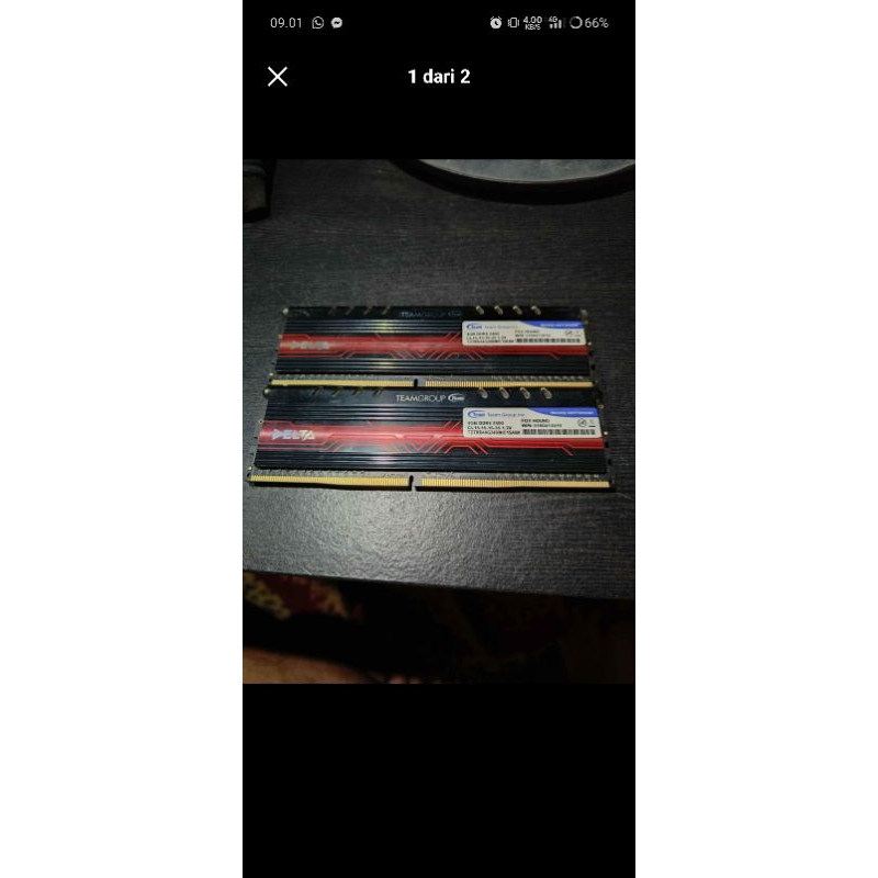 Jual ram ddr4 team delta led red | Shopee Indonesia