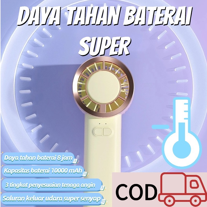 Jual Cooling fan/Kipas Angin Mini Portable/10000 mAH Kipas Angin ...