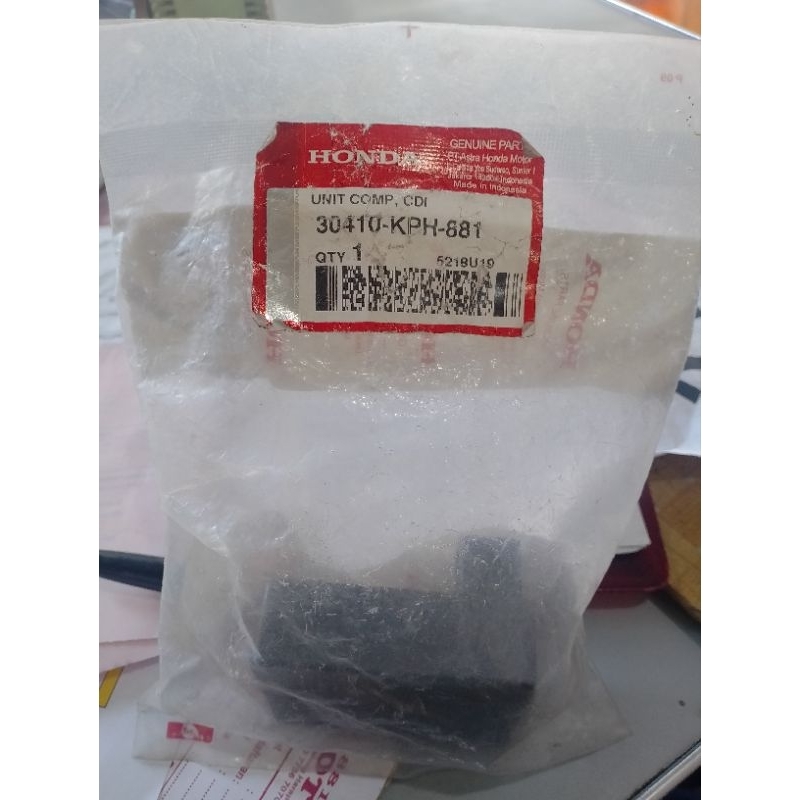 Jual CDI unit comp Supra x 125 asli AHM part number 30410-kph-881 ...