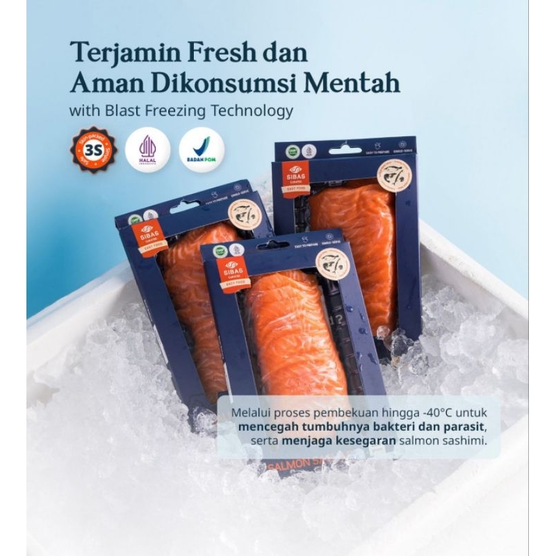 Jual SALMON SASHIMI - SALMON SASHIMI FROZEN - KUUSTORE | Shopee Indonesia
