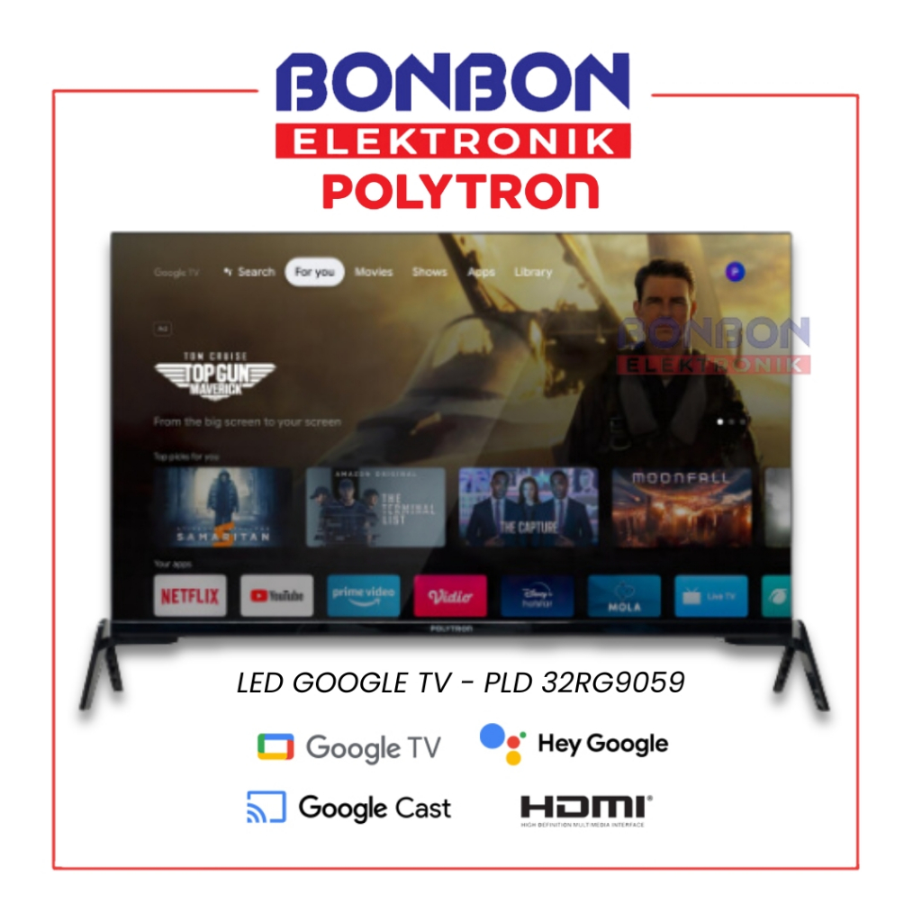 Jual POLYTRON LED Smart Cinemax Google TV 32 inch PLD 32RG9059 HD Ready | Shopee Indonesia