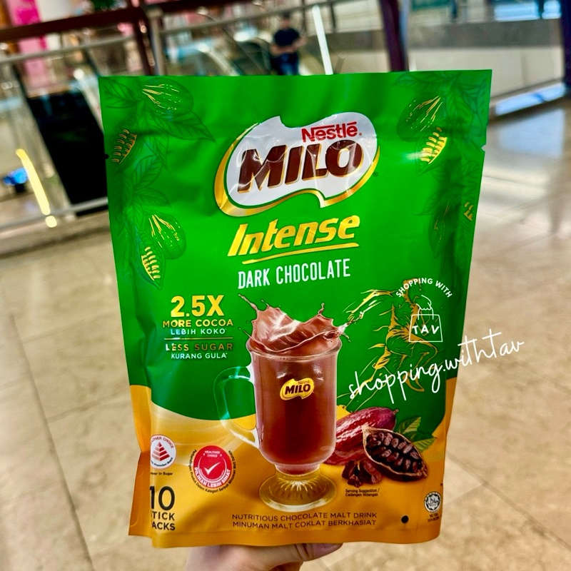 Jual MILO Intense Dark Chocolate [Import Malaysia] Less Sugar - More ...