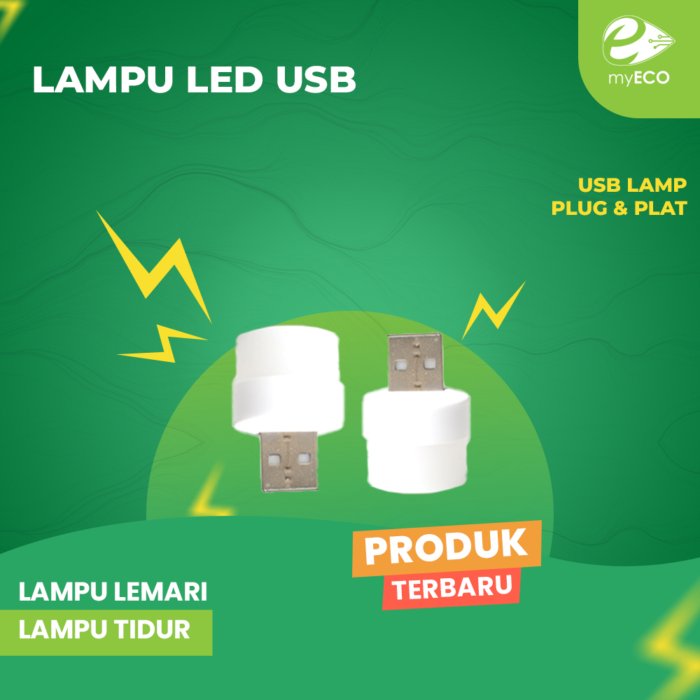 Jual Lampu Kecil Tidur USB Mini LED Belajar Baca Night Light Kamar ...