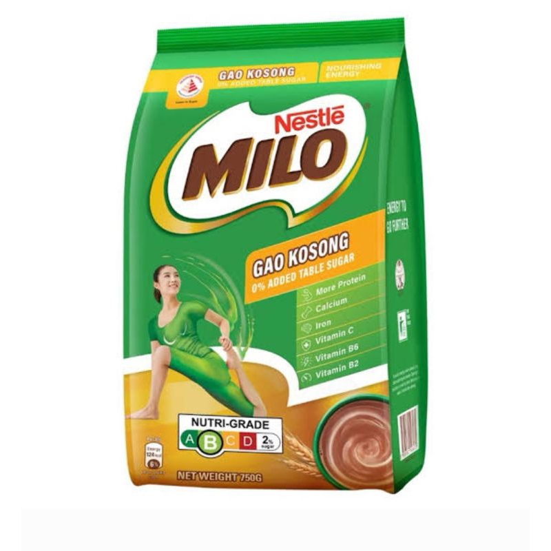 Jual Milo No Sugar Milo Gao Kosong Tanpa Gula Chocolate Drink Milo ...