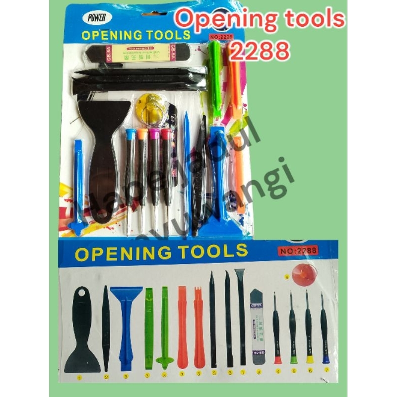Jual opening tools 2288 alat pembuka HP alat servis HP lengkap ...