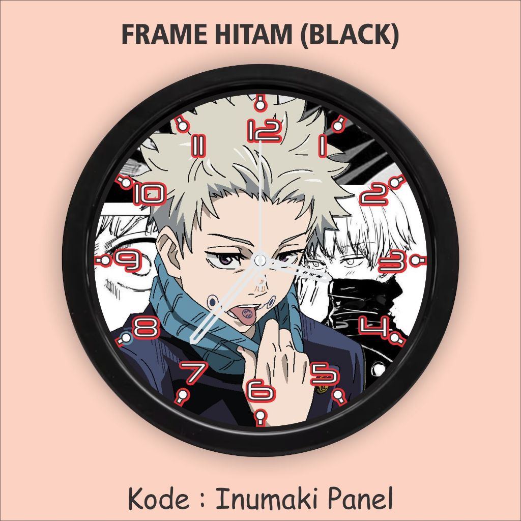 Jual Jam Dinding Jujutsu Kaisen Gojo satoru Nanami Geto Toji (Bahan Kaca dan Plastik) | Shopee ...