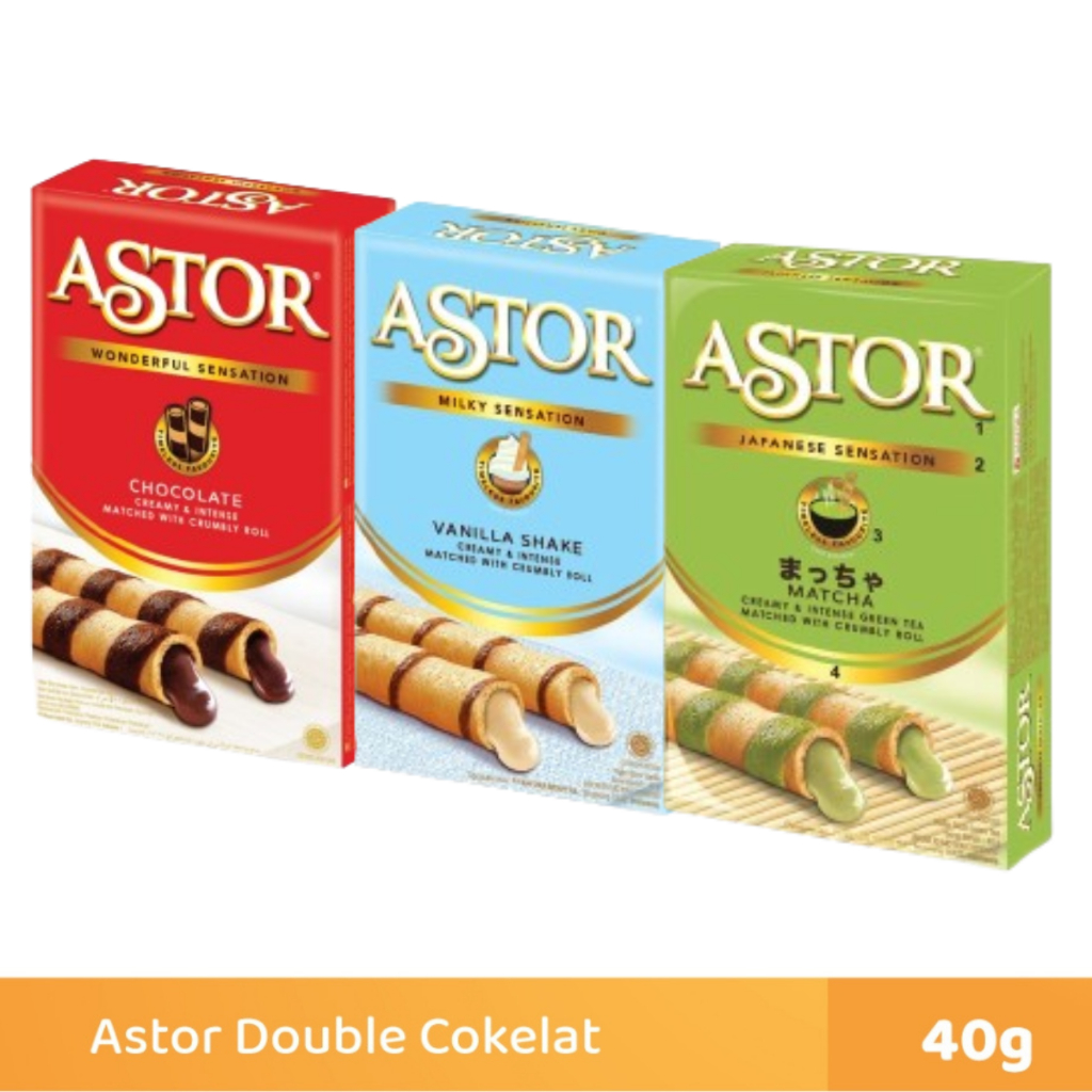 Jual Astor Coklat Wafer Stick Cokelat Kotak Box 40 gram | Shopee Indonesia