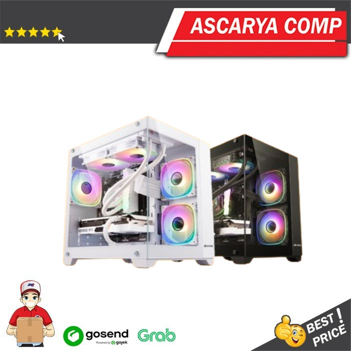 Jual Digital Alliance N30SE V2 M-ATX ITX Case Gaming Tempered / Casing ...