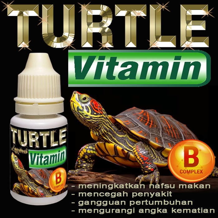 Jual TURTLE VITAMIN CAIR SUPLEMEN KESEHATAN KURA-KURA AIR BRAZIL RES ...