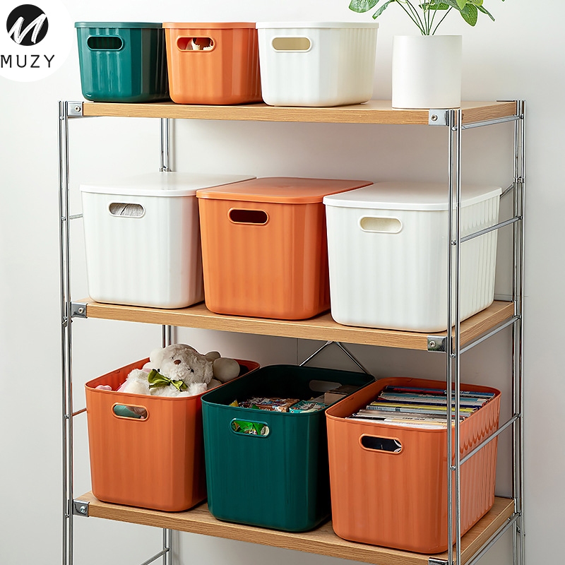 Jual Muzy Storage Box Dengan Tutup Kotak Penyimpanan Serbaguna Storage ...