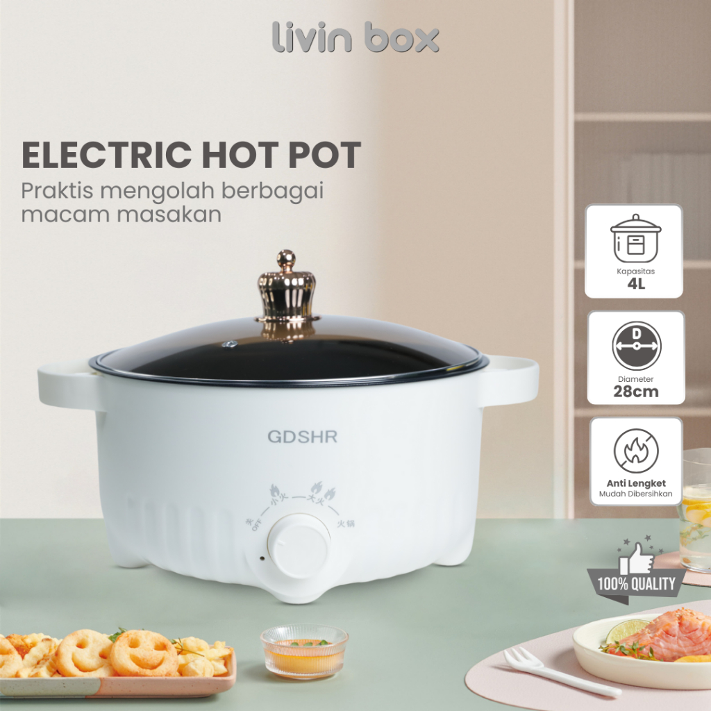 Jual FUNNYCOOK Panci Listrik Serbaguna Magic Com Mini Slow Cooker ...