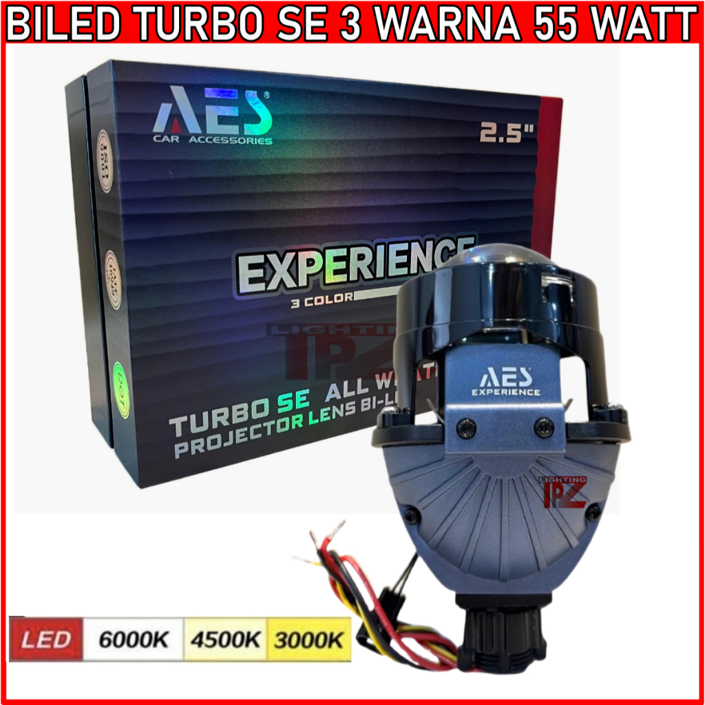 Jual ORIGINAL BILED AES TURBO SE 3 WARNA 2,5 INCHI 55 WATT BILED WST AES GEN 3 BILED WST AES ...