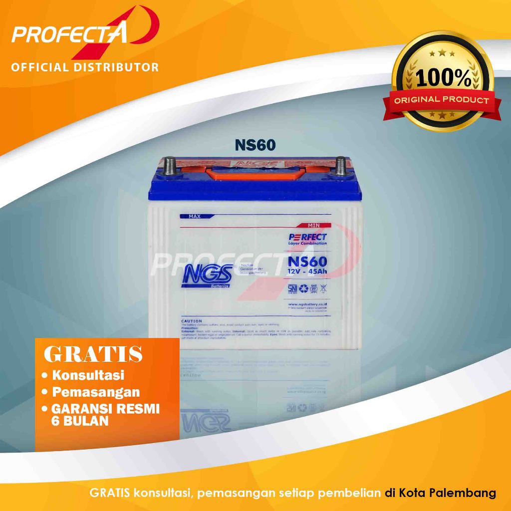 Jual Aki NGS DC NS60 ( 46B24R ) | Shopee Indonesia