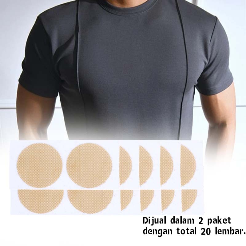 Jual 10pcs penutup puting pria Pasang Nipple Cover Men Nipple Cover ...
