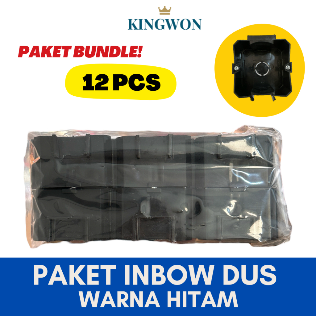 Jual [ PAKET BUNDLE 12 PCS ] IB DUS INBOW DUS HITAM / IB DOS DUDUKAN ...