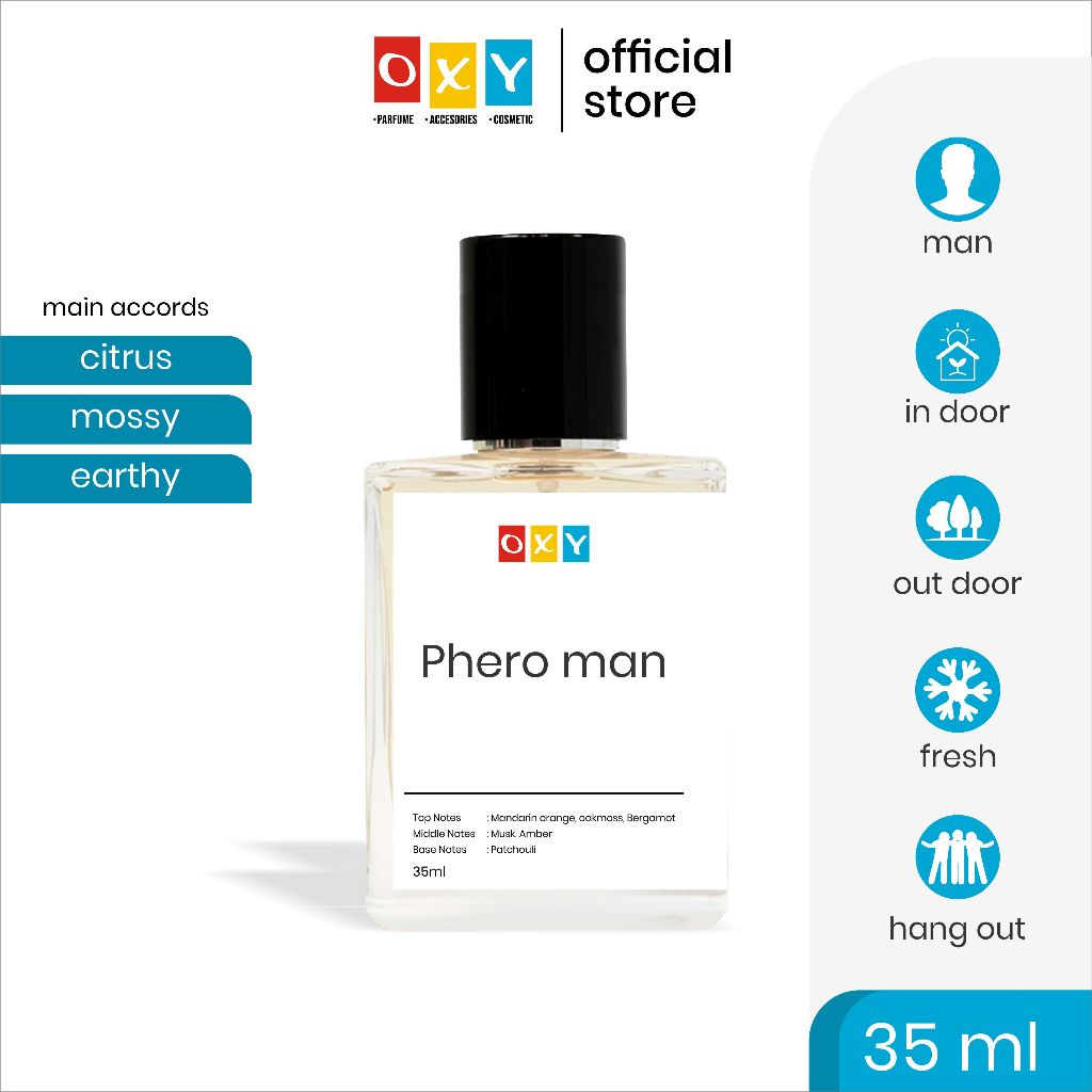 Jual OXY PARFUME - Parfum Oxy Phero Man Parfum Cowok Segar Mint ...