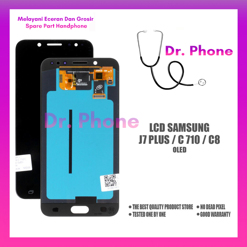 Jual Best Seller !!! LCD Samsung J7 Plus/C710/C8 OLED Fullset ...