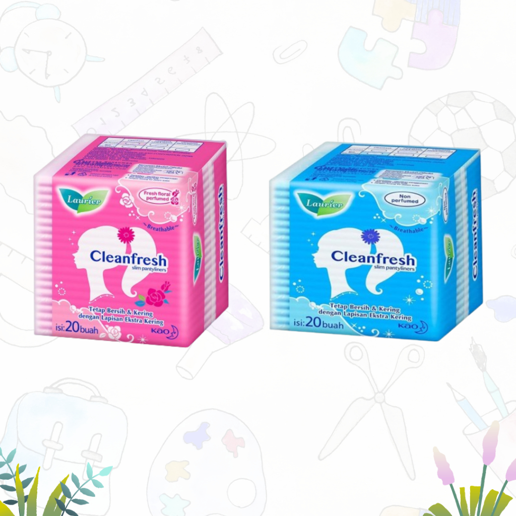 Jual Pantyliner Laurier Cleanfresh Fresh Floral/Non Perfumed 20s (pcs ...