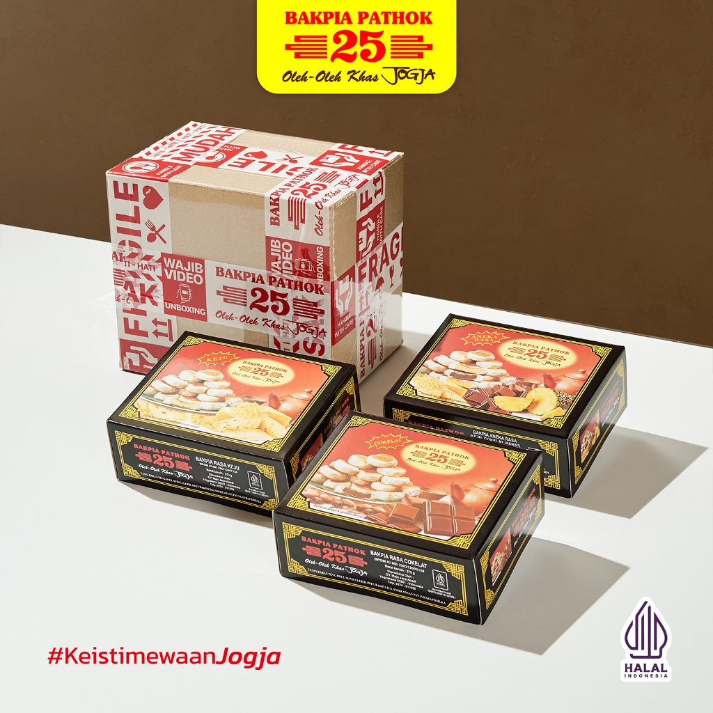 Jual Paket SatSet Bakpia Pathok 25 | Oleh-Oleh Khas Jogja | Shopee Indonesia