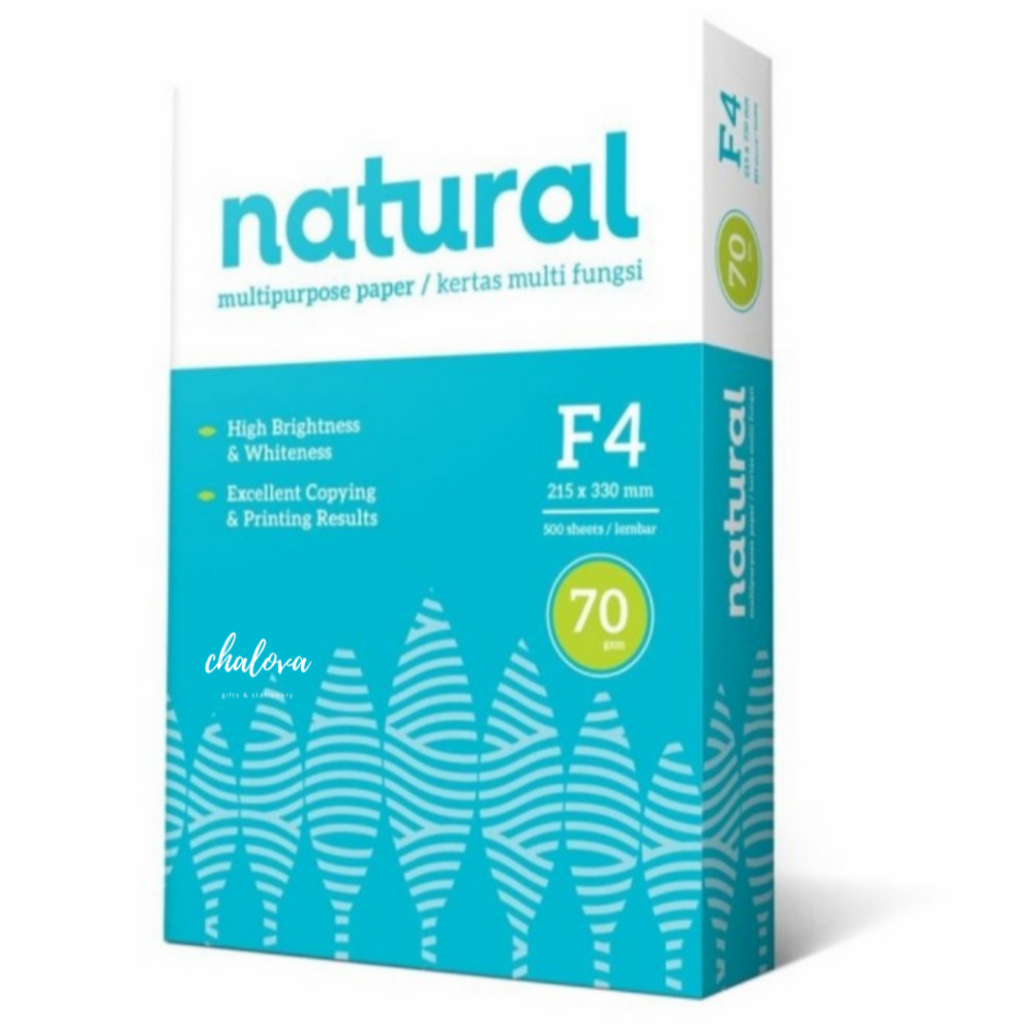 Jual [RIM] KERTAS HVS F4 NATURAL 70 GRAM / NATURAL HVS FOLIO | Shopee ...